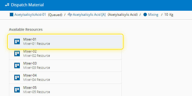 How to: Dispatch - Critical Manufacturing Documentation Portal