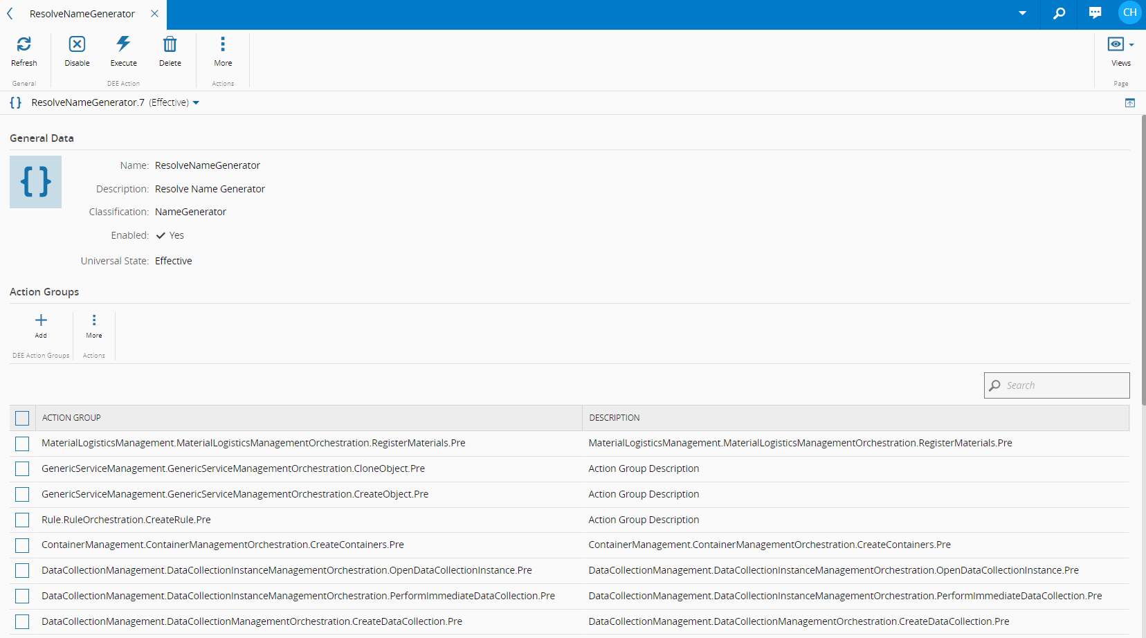Name Generators - Critical Manufacturing Documentation Portal