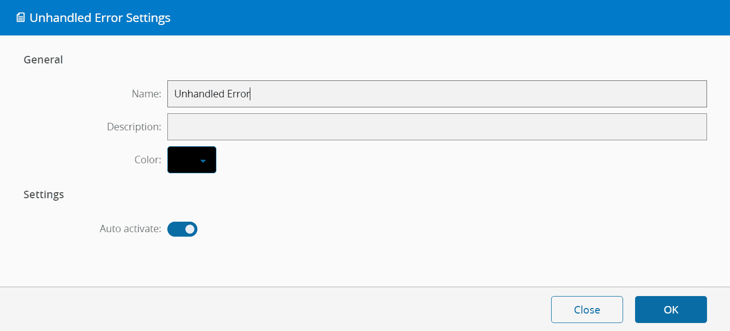 Unhandled Error - Critical Manufacturing Documentation Portal
